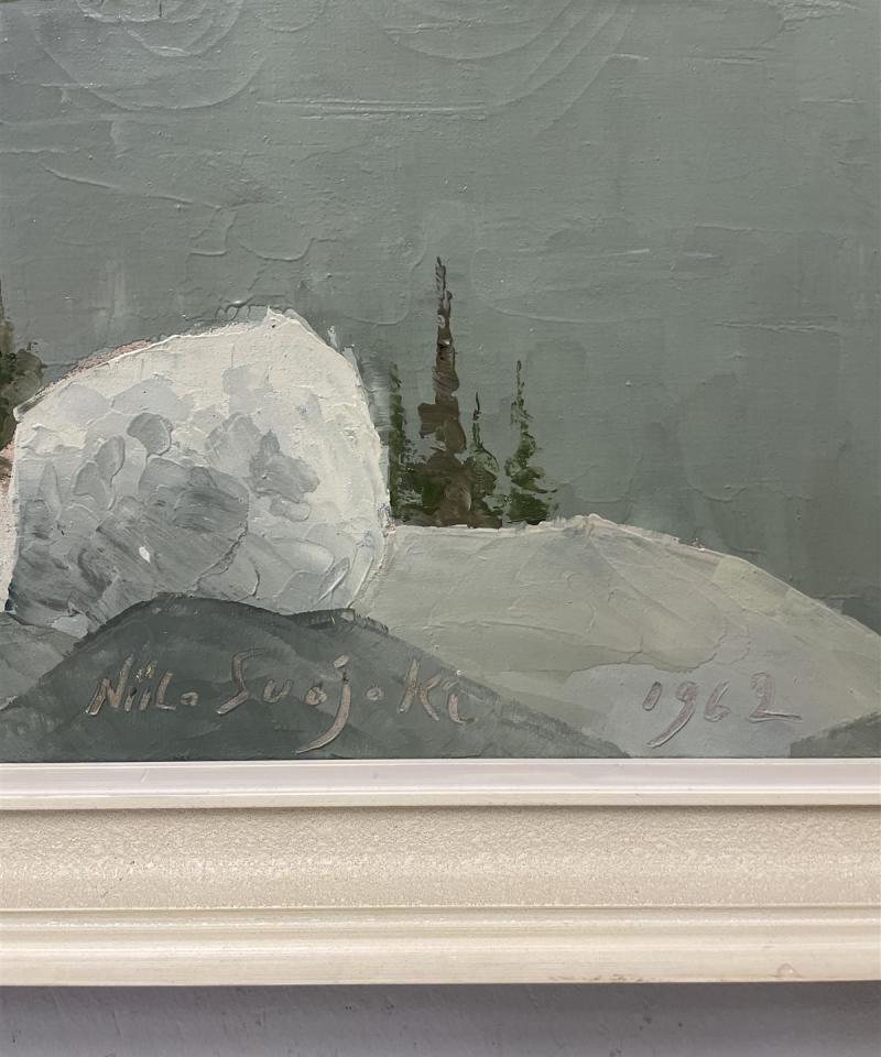 Taulu ”Kolin näkymä Pieliselle” öljyväri, Niilo Suojoki - 💰 Tavara Rahaksi